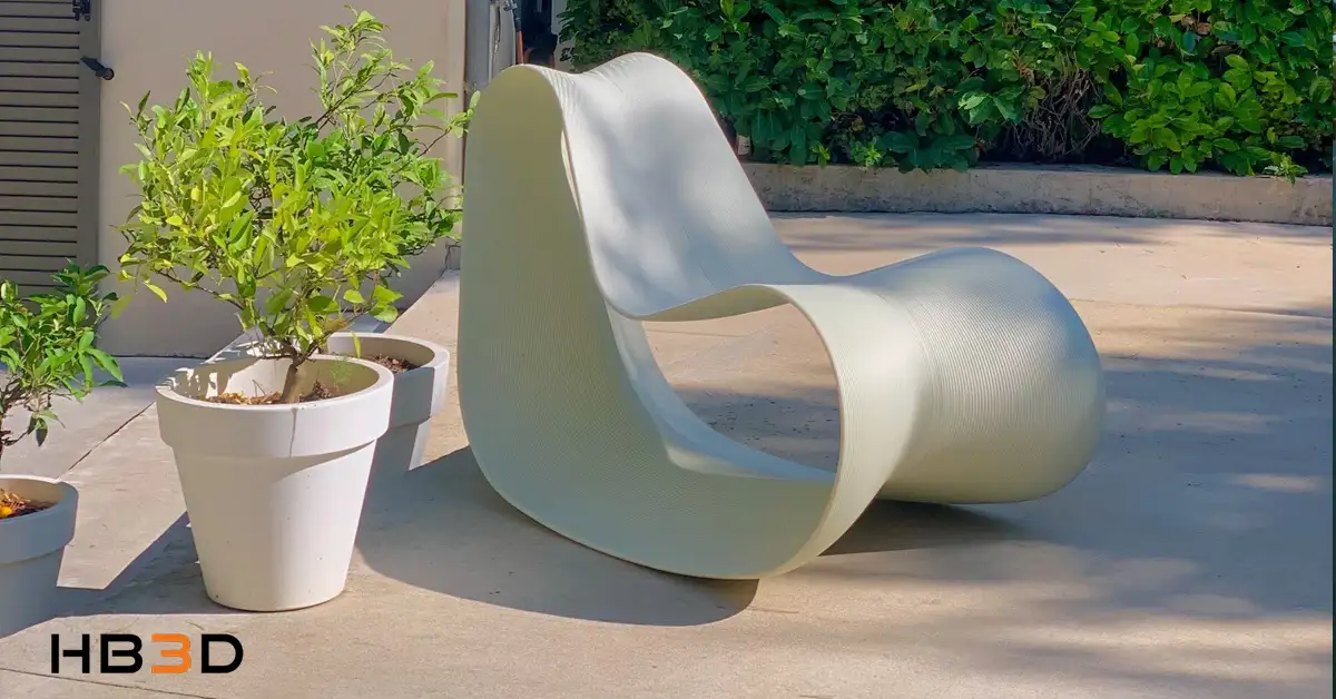 3D Printed Chair – 3D printed by HB3D.nl